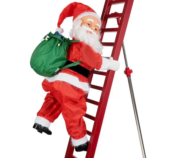 MR. CHRISTMAS 10' Outdoor Climbing Santa