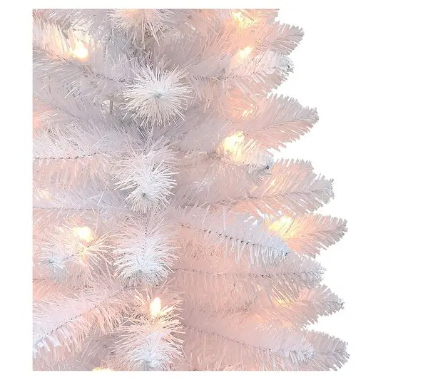 PULEO INTERNATIONAL Puleo 3' Prelit White Tree, 97 Tips
