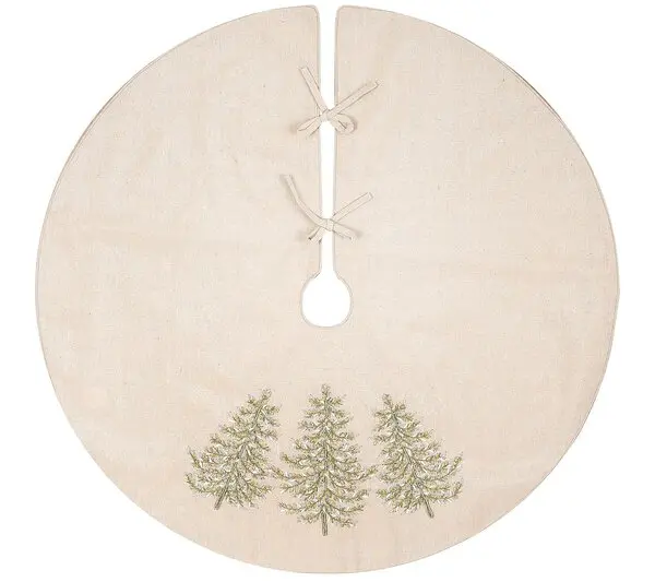 C&F HOME Winter Garden Tree Skirt - One-color