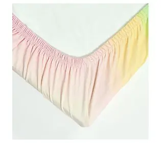 LUSH DECOR Hello Spud Ombre Cotton Fitted Crib Sheet