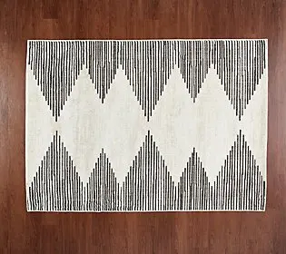 KARASTAN Diamond Stripe 5' X 7' Rug By - One-color