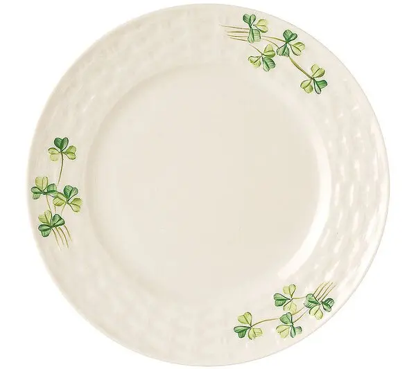 BELLEEK Classic Shamrock Side Plate - One-color