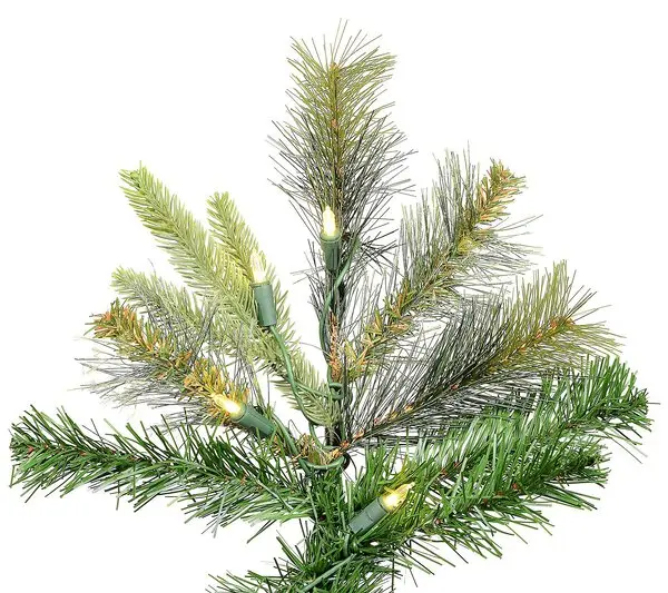 VICKERMAN 7.5' Cashmere Slim Led Tree By