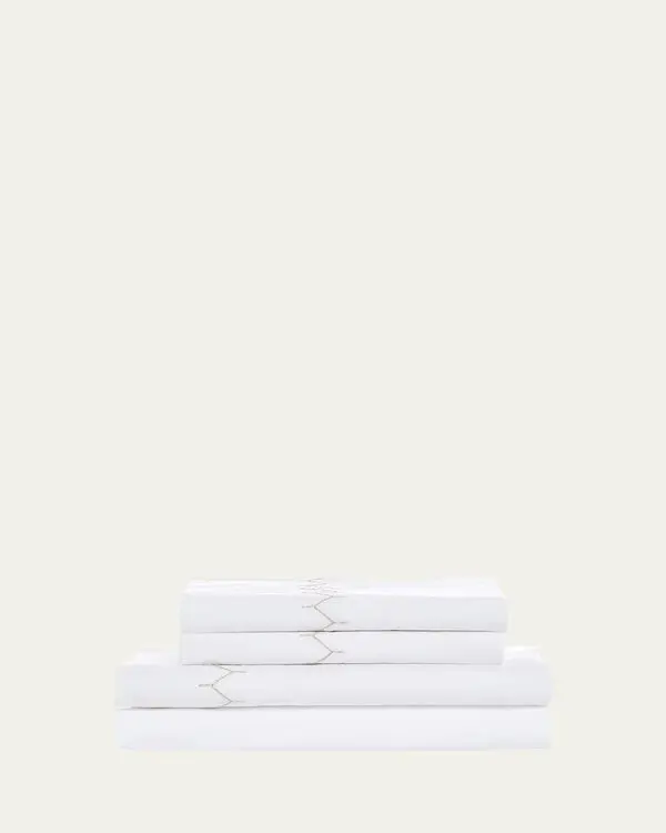 JOHN ROBSHAW Stitched 300 Thread Count Sheet Set