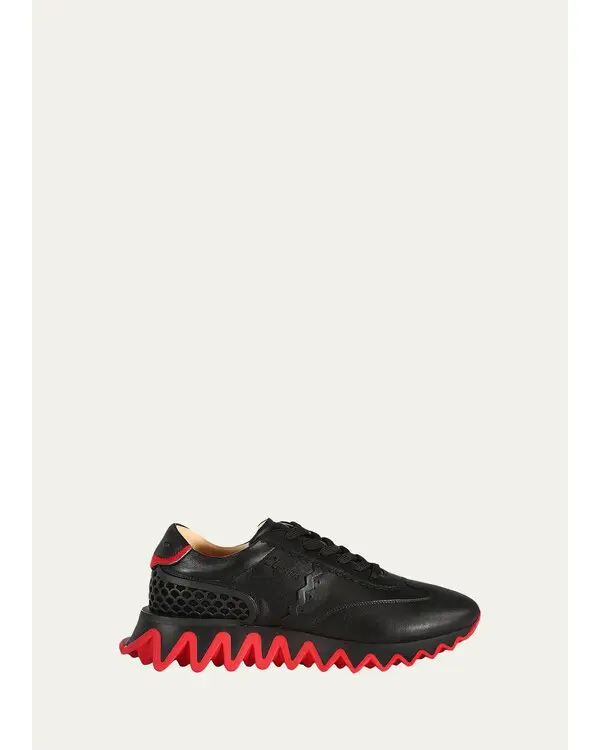 CHRISTIAN LOUBOUTIN Loubishark Leather Runner Sneakers