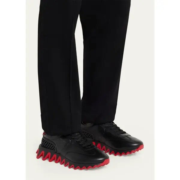 CHRISTIAN LOUBOUTIN Loubishark Leather Runner Sneakers