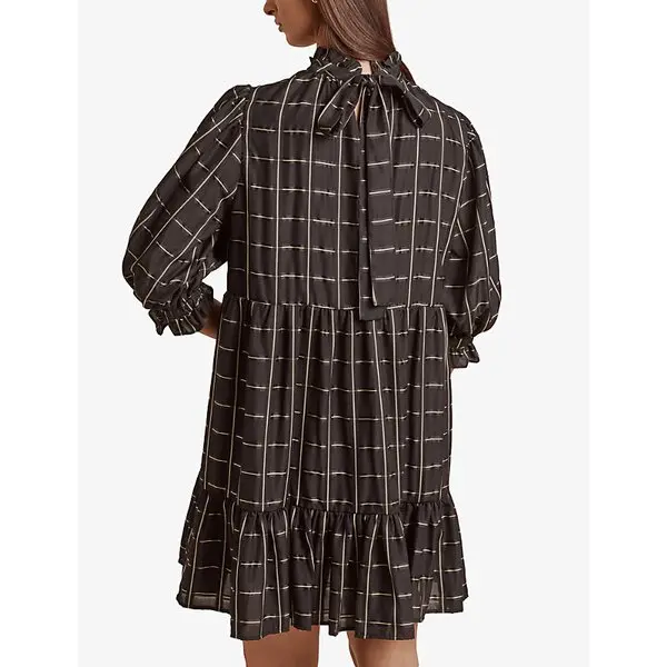 brown mini strapless dress Brown Strapless A-Line Pocket Mini Dress | Cabana Club