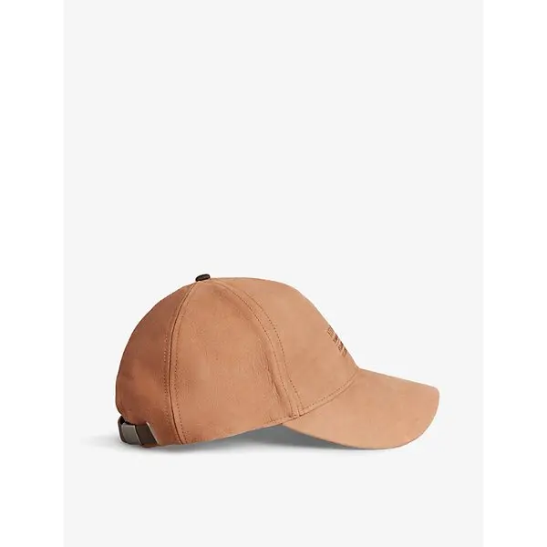 Ted Baker London Parsan Logo-embroidered Leather Cap