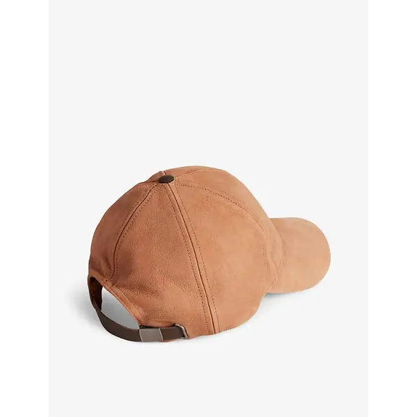 Ted Baker London Parsan Logo-embroidered Leather Cap