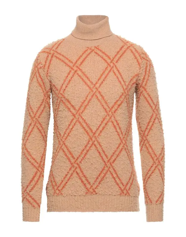 DANIELE ALESSANDRINI Turtleneck Sweater - Beige