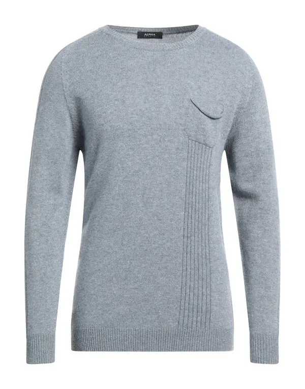 Alpha Studio Knit Sweater - Slate Blue