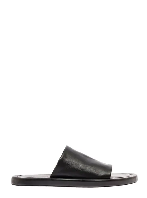 Balenciaga Easy Slide Smooth Leather Sandals