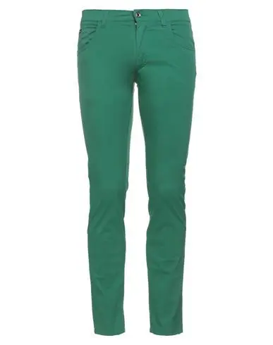 Dolce & Gabbana Casual Pants With Embroidered Logo - Green