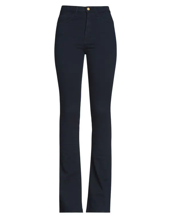 MANILA GRACE Flared Jeans In Stretch Denim - Blue