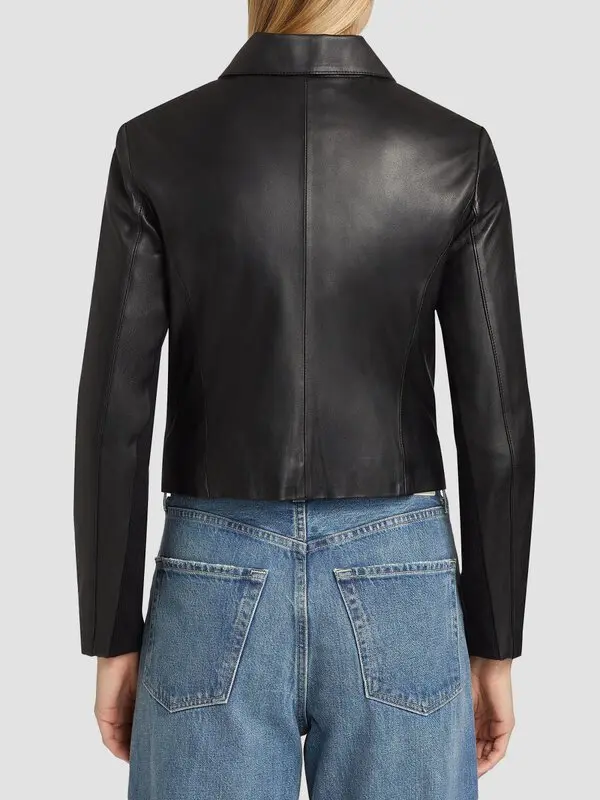 Vince Leather Moto Jacket