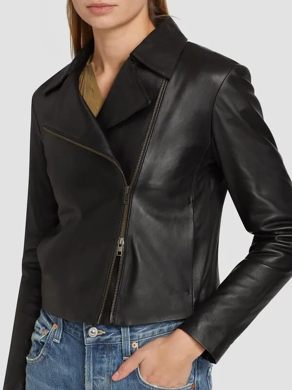 Vince Leather Moto Jacket