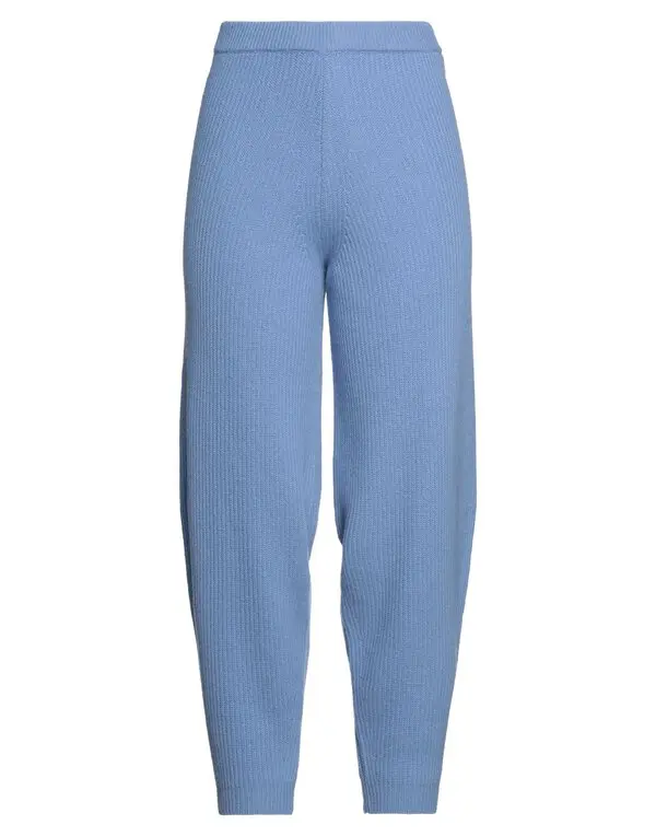 SEMICOUTURE Tapered Knit Pants - Slate Blue