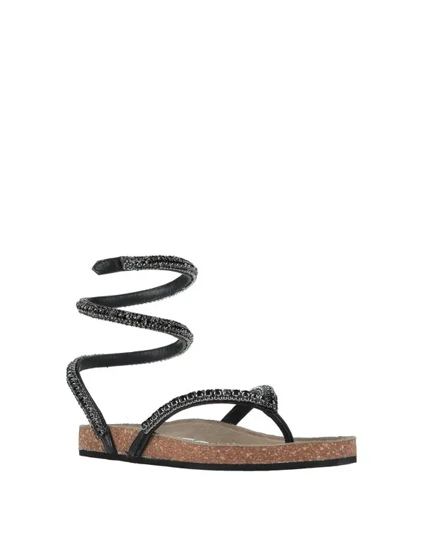 STRATEGIA Leather Thong Sandals