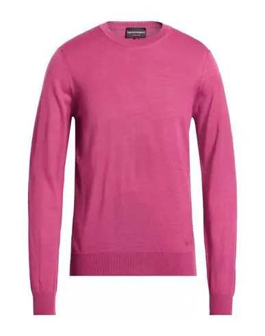 Emporio Armani Sweater In Virgin Wool - Pink