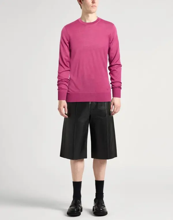 Emporio Armani Sweater In Virgin Wool - Pink
