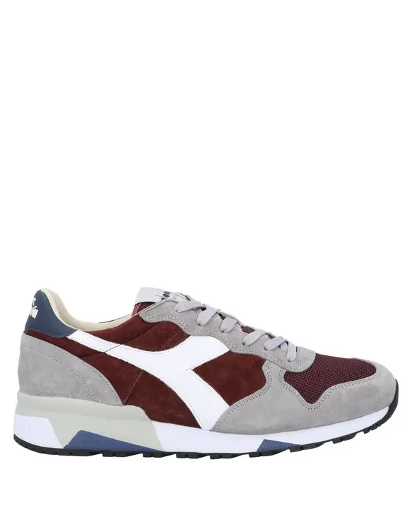 Diadora Heritage Trident 90 Suede Sneakers Maroon Editorialist