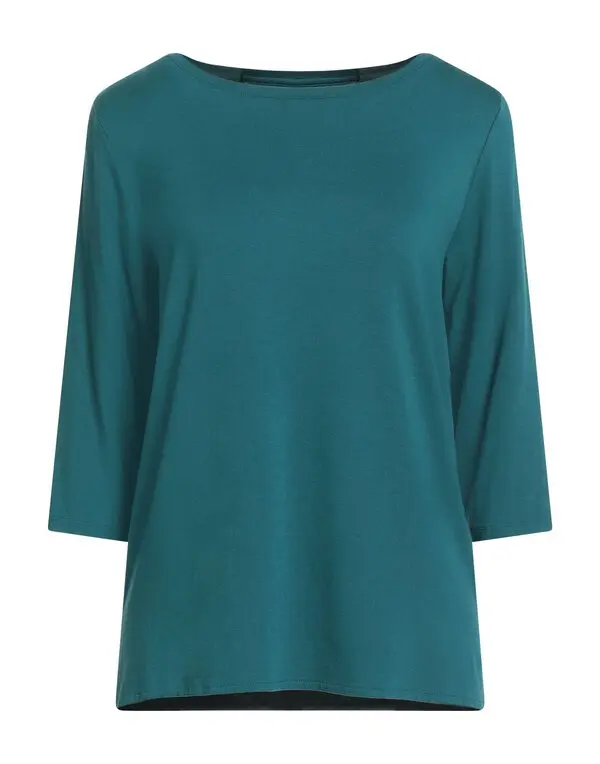 Majestic Filatures T-shirt Emerald Size Viscose, Elastane