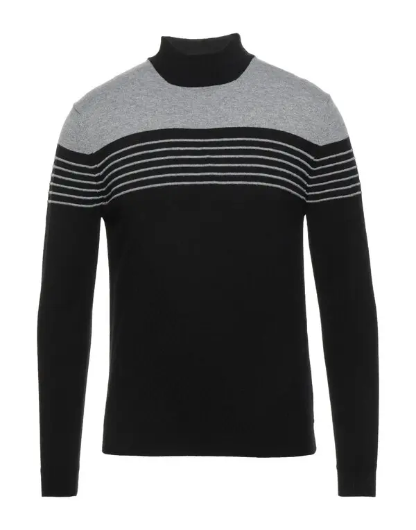 Alpha Studio Turtleneck Knit Top - Grey