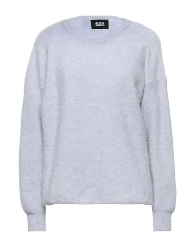 Alpha Studio Mohair Wool Blend Sweater - Purple