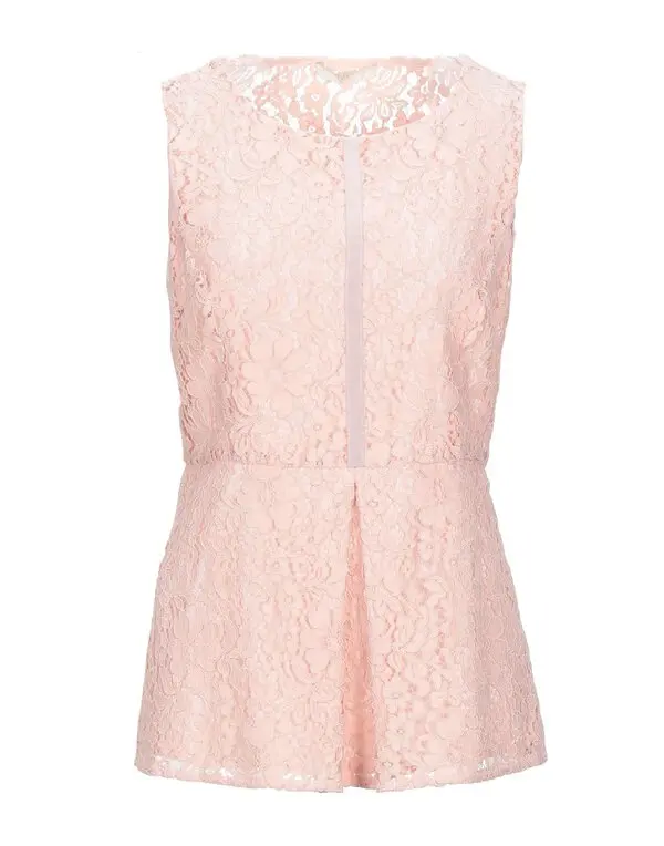 SEVENTY VENEZIA Peplum Top - Light Pink
