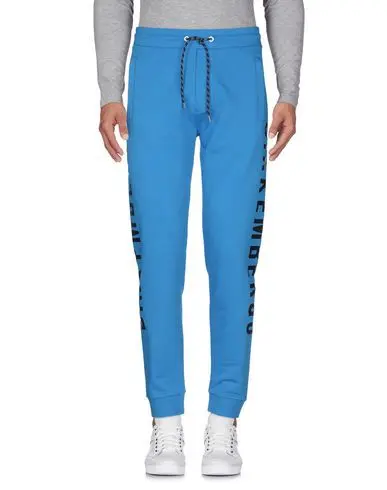BIKKEMBERGS Pants Size Cotton, Elastane - Blue