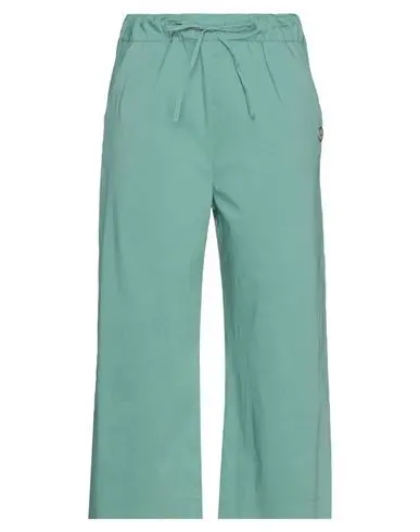 Pinko Cropped Straight-leg Pants - Sage Green
