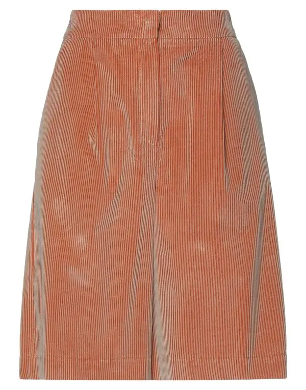 Beatrice B Corduroy Shorts - Orange