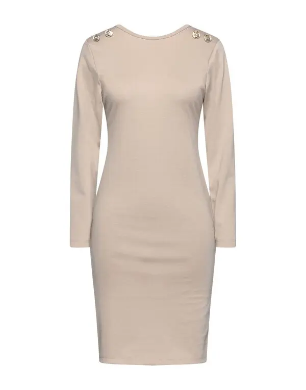 ODI ET AMO Mini Bodycon Dress - Beige