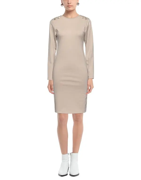 ODI ET AMO Mini Bodycon Dress - Beige