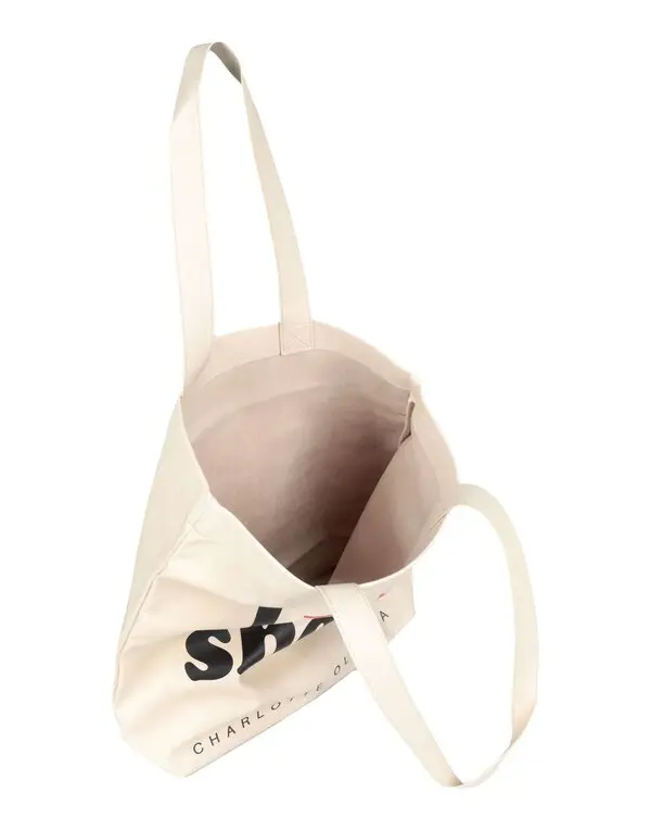 Charlotte Olympia Shopper Bag In Beige 65% Off Editorialist