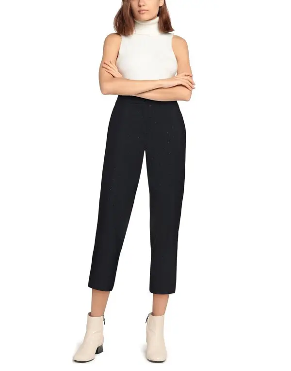 Liu Jo Embellished Tapered Leg Trousers
