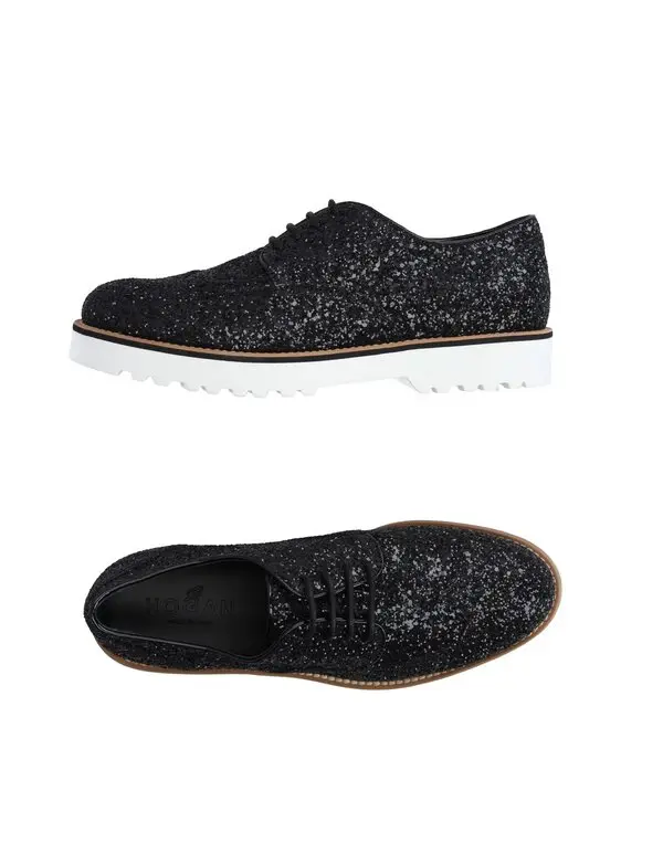 Hogan Lace-up Derby Shoes - Black