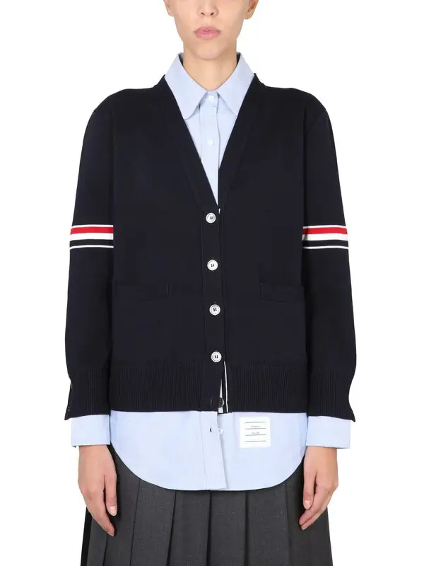 Thom Browne Shirt Cardigan Combo