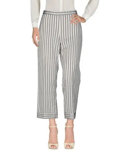 SEVENTY VENEZIA Striped Pants - Grey