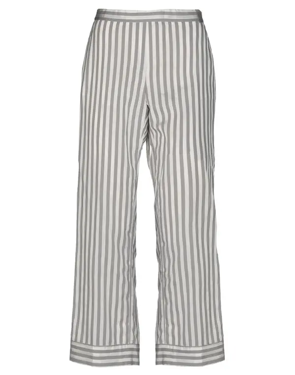 SEVENTY VENEZIA Striped Pants - Grey