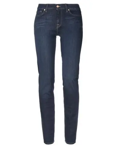 7 For All Mankind Straight-leg Jeans In Dark Wash