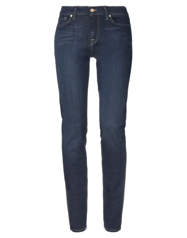 7 For All Mankind Straight-leg Jeans In Dark Wash
