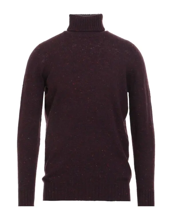 DRUMOHR Turtleneck In Virgin Wool, Cashmere And Polyamide - Purple