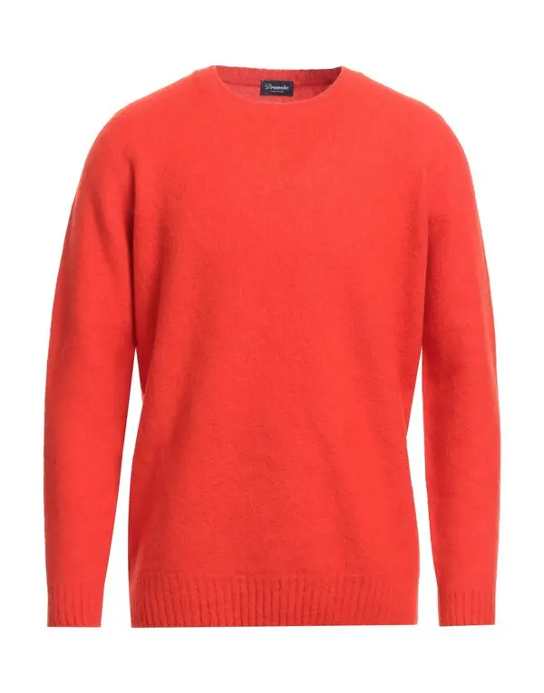 DRUMOHR Lambswool Sweater - Tomato Red