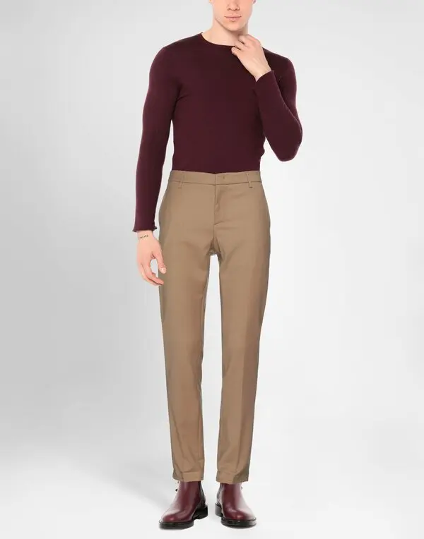 DONDUP Pants Size Virgin Wool, Elastane