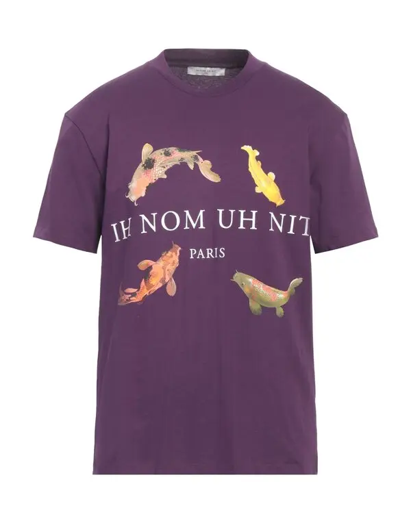 IH NOM UH NIT T-shirt Size Cotton, Elastane