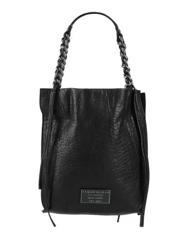 MARC ELLIS Leather Handbag - Black