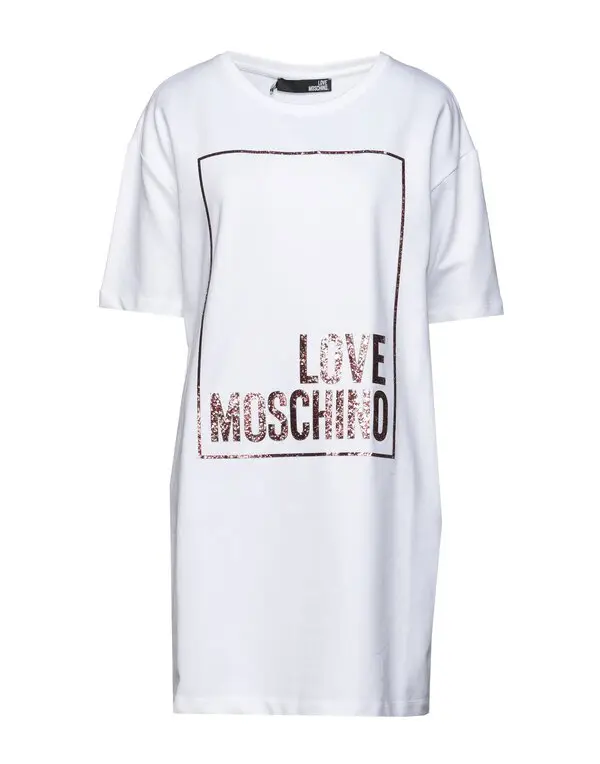 Moschino Mini T-shirt Dress - White