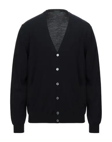 ZANONE Virgin Wool & Polyamide Cardigan - Black
