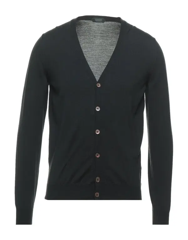 ZANONE Cardigan - Dark Green